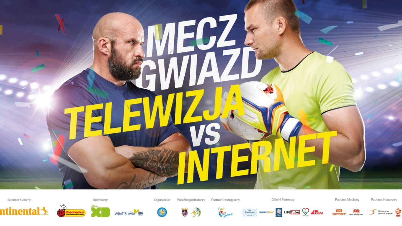 Mecz Gwiazd Telewizja Vs Internet Na Stadionie Legii TVP SPORT