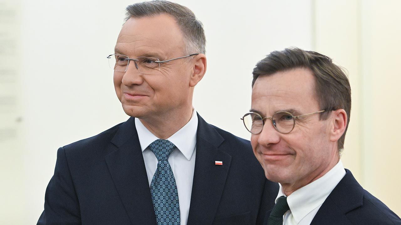Spotkanie Andrzeja Dudy z premierem Szwecji | TVP INFO
