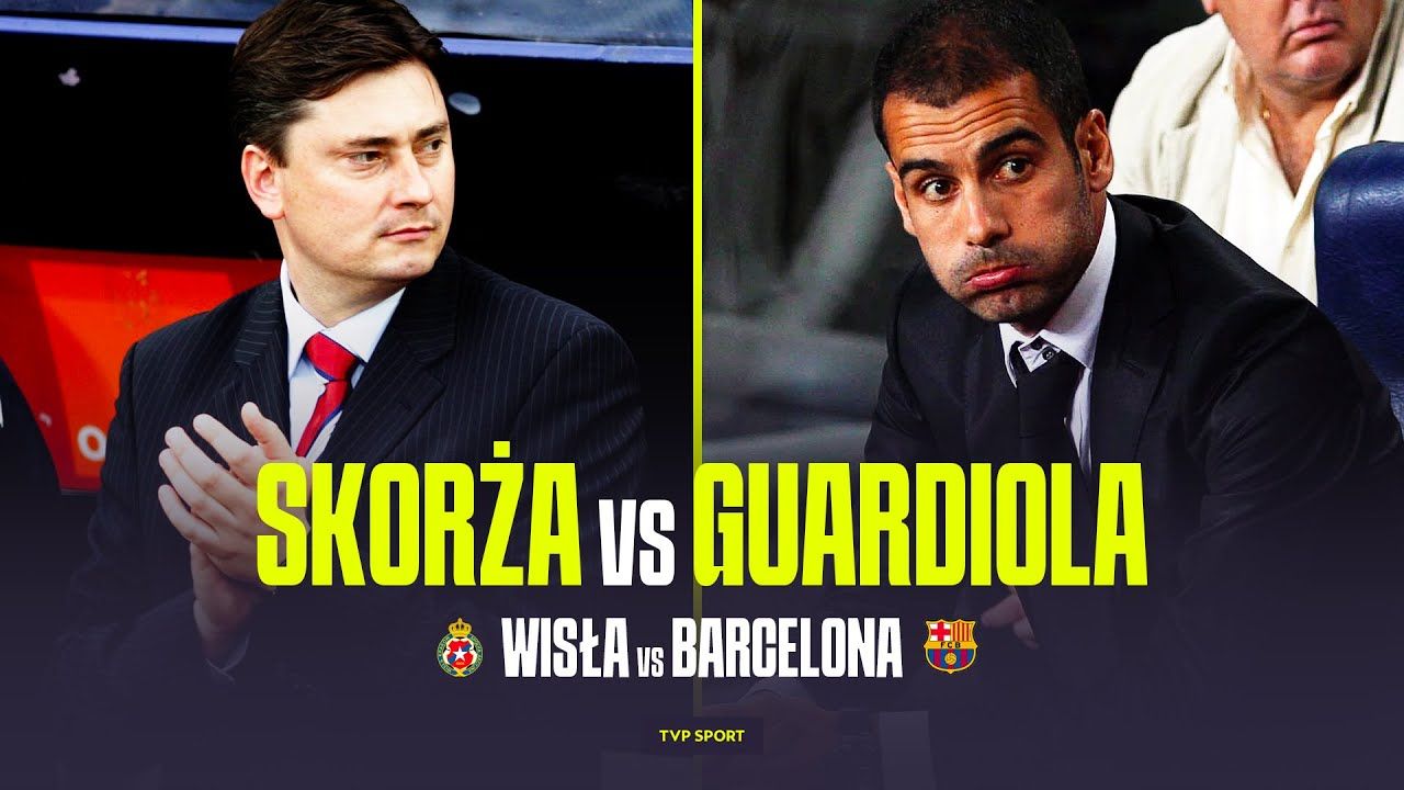 El. LM 2008/09: Wisła Kraków – FC Barcelona, Skorża vs Guardiola [SKRÓT, WIDEO, GOL] | TVP SPORT
