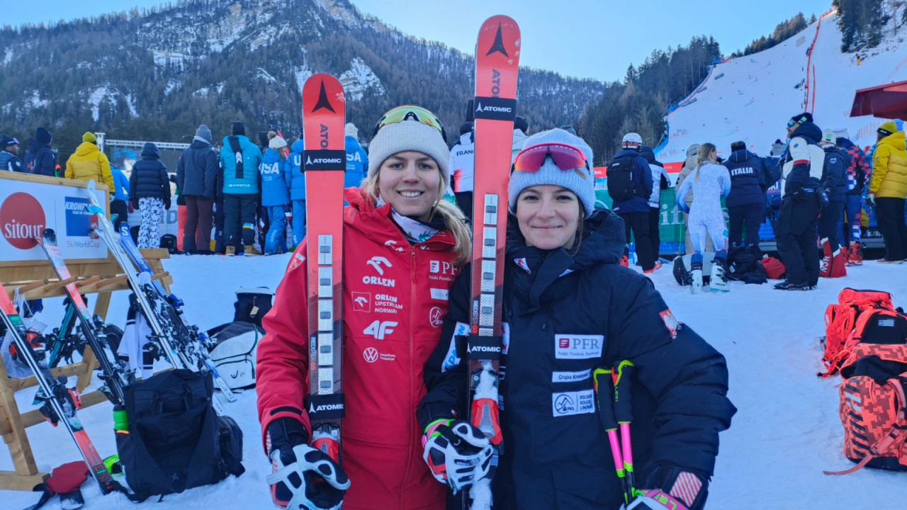 Maryna Gąsienica-Daniel i Magdalena Łuczak w "trzydziestce" giganta w Kronplatz | TVP SPORT