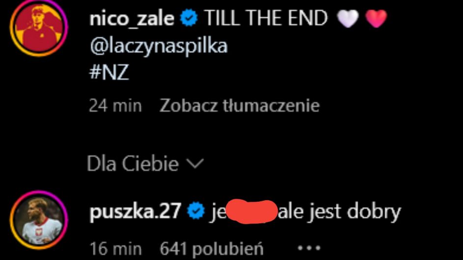 Tymoteusz Puchacz w swoim stylu pogratulował Nicoli Zalewskiemu. Komentarz stał się hitem! | TVP ...