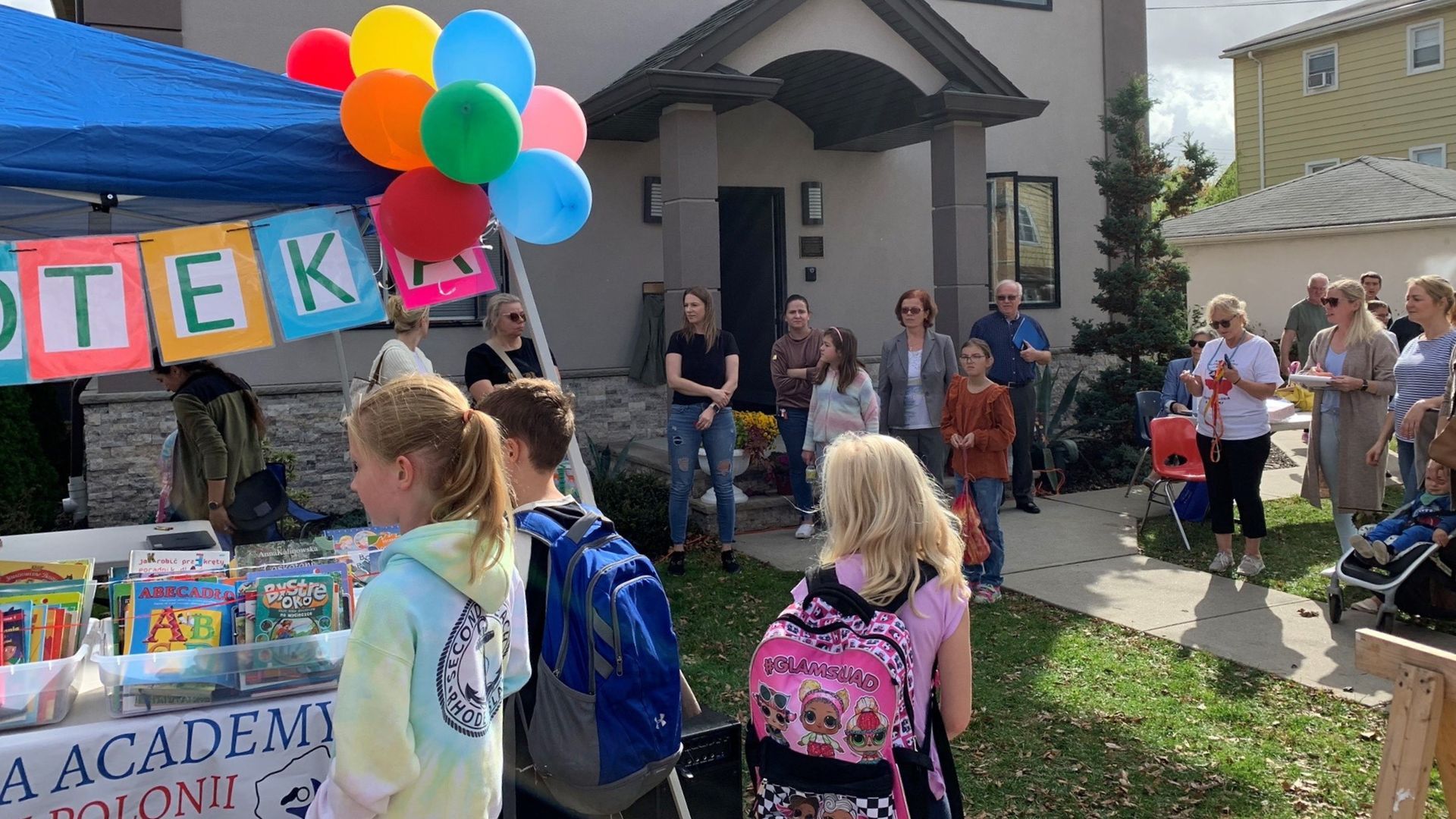 Uroczyste otwarcie Biblioteki na Kółkach w Nowym Jorku