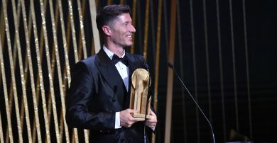 Złota Piłka 2022. Robert Lewandowski z nagrodą Gerda Muellera. Piękne ...