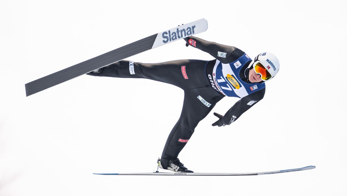 Skoki narciarskie. Robin Pedersen skoczył 152,5 metra w treningu w ...