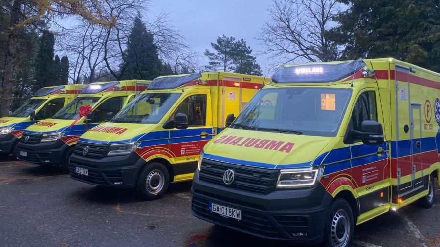 4 nowe karetki dla szpitala w Wejherowie