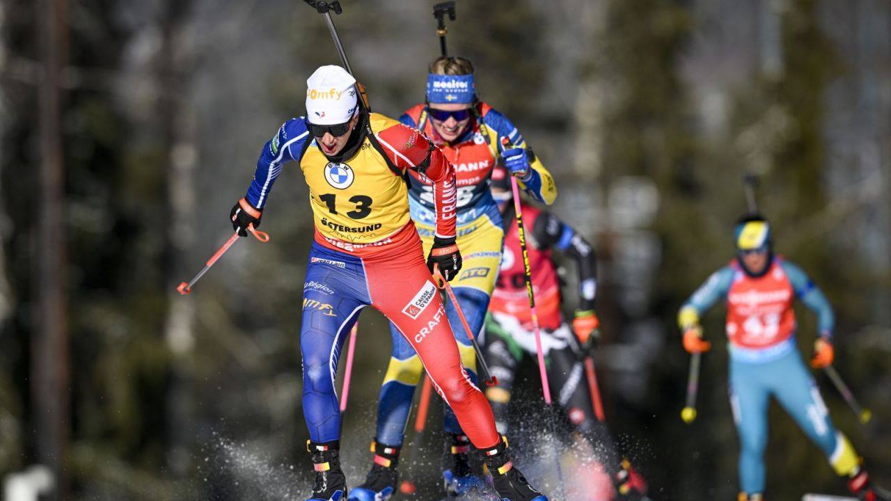 Biathlon, Puchar Świata, Oestersund – bieg ze startu wspólnego kobiet ...