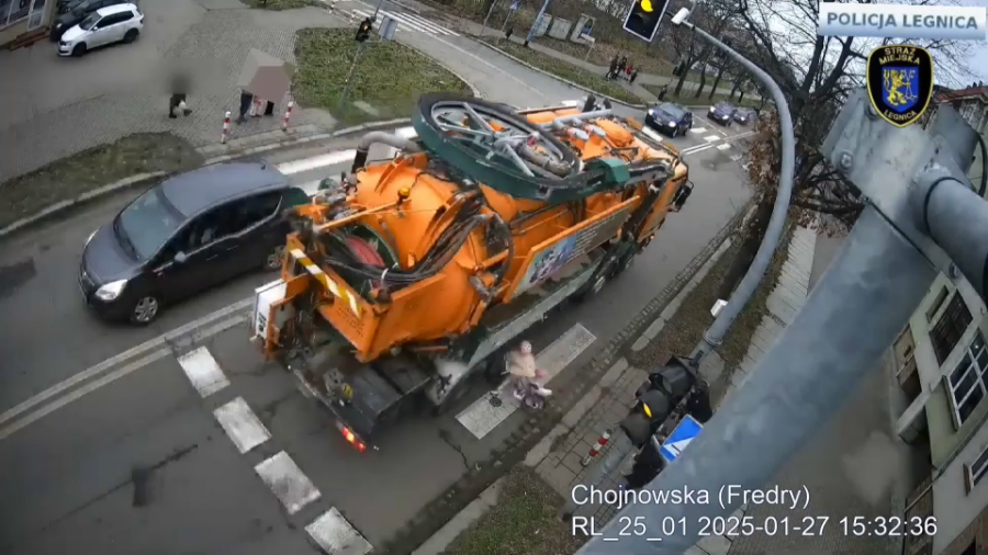 O krok od tragedii. Dziecko niemal zginęło pod kołami ciężarówki