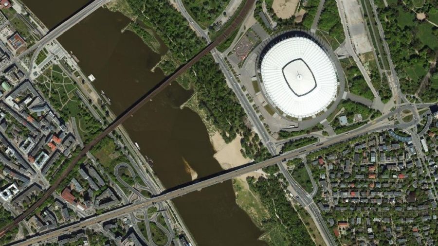 Powstała nowa mapa lotnicza Warszawy