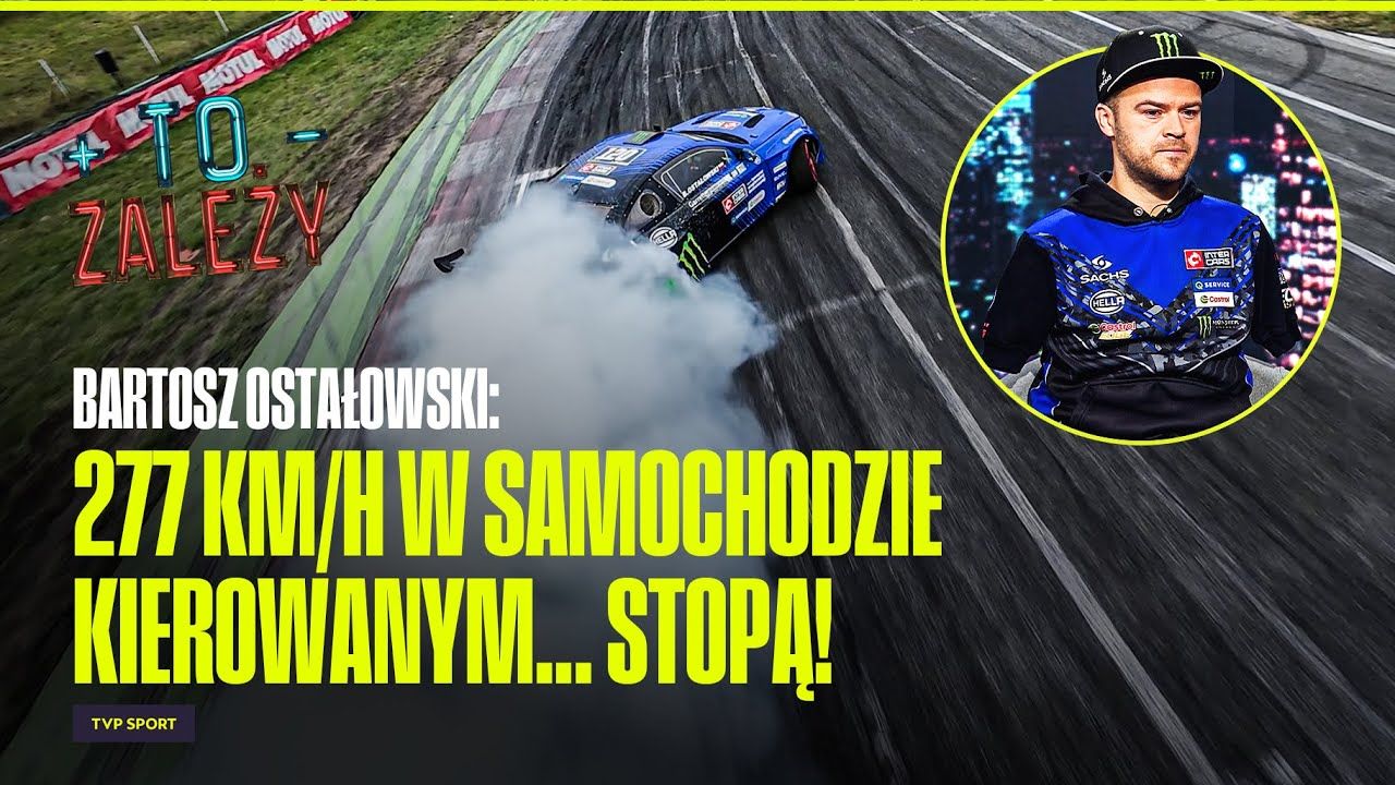 Rekord Guinnessa i drift bez... rąk! Bartosz Ostałowski pierwszym takim ...