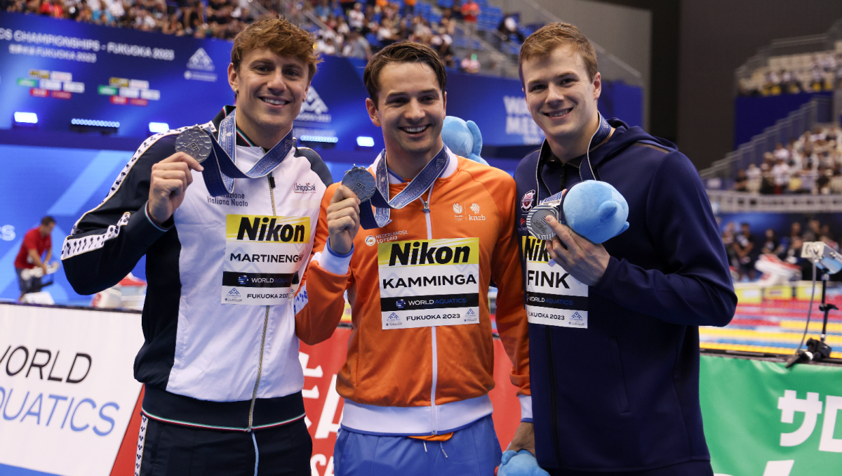 MŚ w pływaniu. Trzy srebrne medale w jednym wyścigu | TVP SPORT