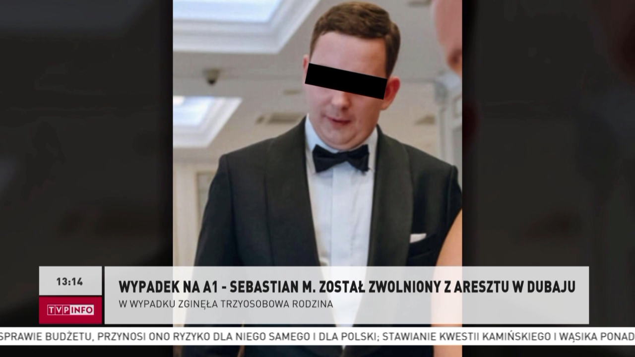 Sebastian M. opuścił areszt w Dubaju | TVP INFO