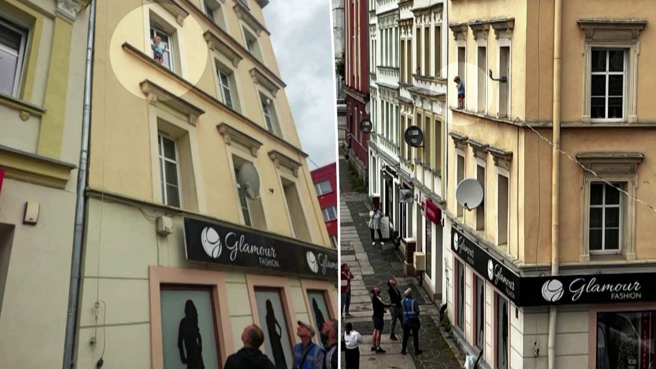Strzegom. Trzylatek na parapecie, w domu pijana matka | TVP INFO