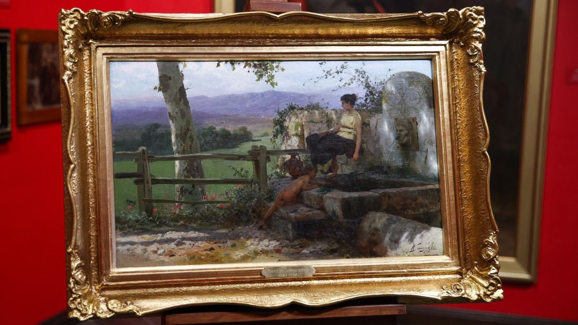 Po 130 latach pierwszy publiczny pokaz obrazu „U Źródła” Henryka ...