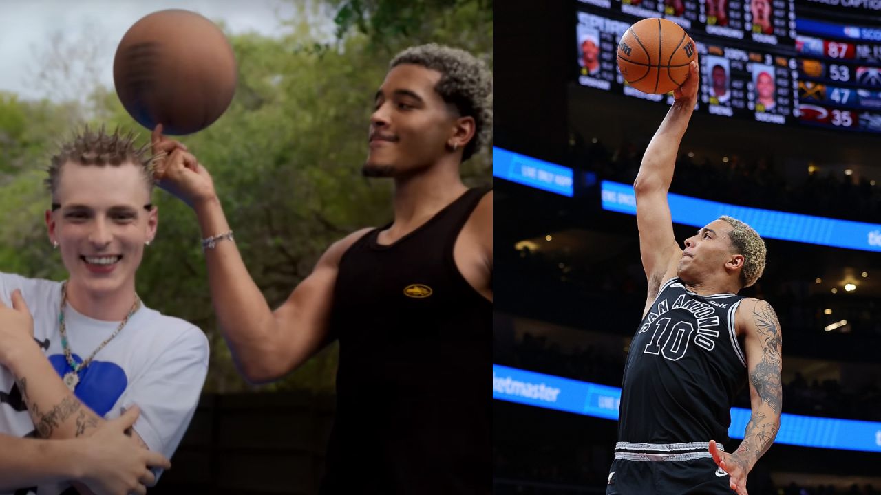 Jeremy Sochan wystąpił w teledysku polskiego rapera. "Oki" z kolejnym ...