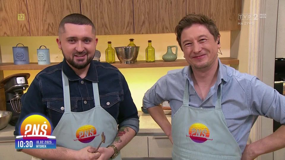 Pory pieczone pod beszamelem cytrynowym