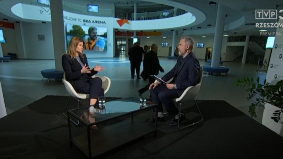 Gość TVP3 Rzeszów: Prof. Monika Stanny - dyrektor Instytutu Rozwoju Wsi ...