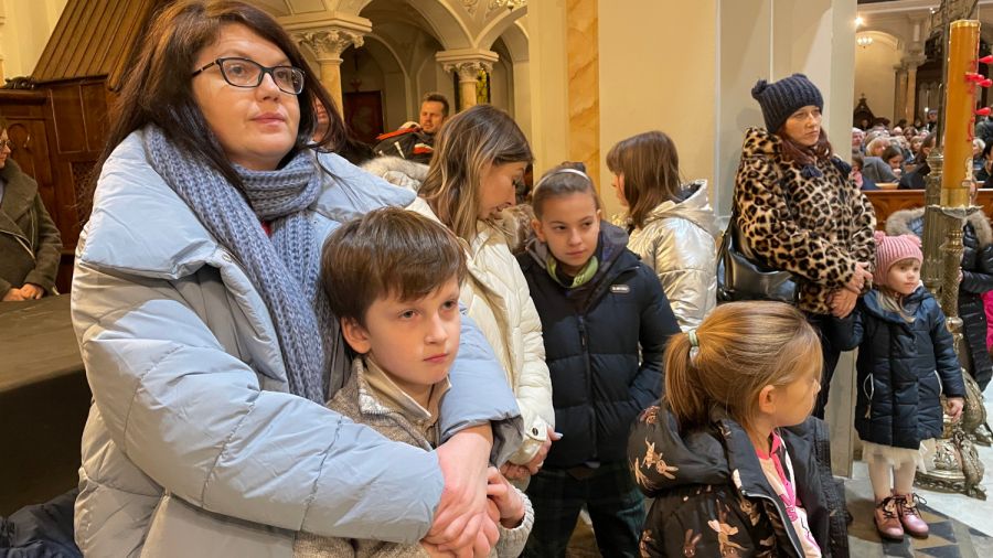 Pasterka dla dzieci w kościele jezuitów w Łodzi