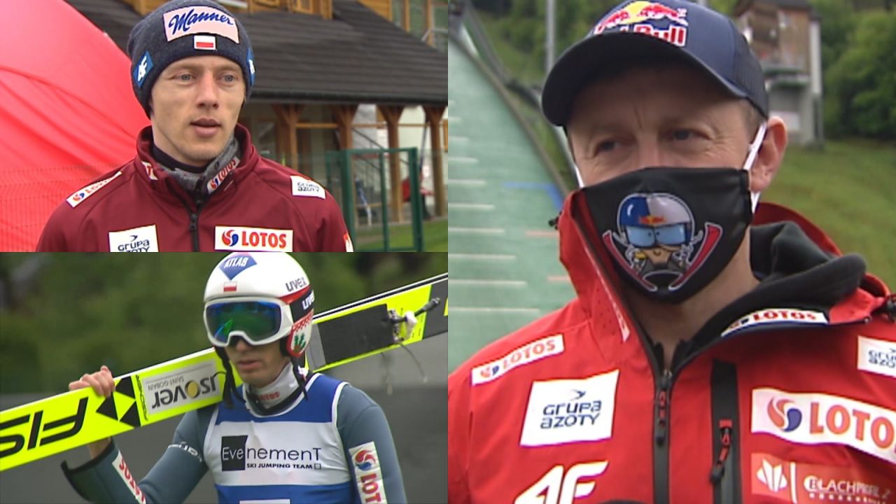 Polscy skoczkowie wrócili do skakania w COS Szczyrk, Adam Małysz o ... Polscy skoczkowie wrócili do skakania w COS Szczyrk, Adam Małysz o ...