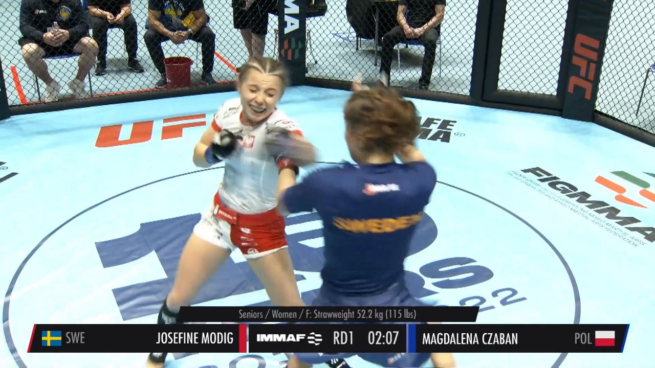 MMA, ME. Josefine Modig – Magdalena Czaban [WALKA] | TVP SPORT