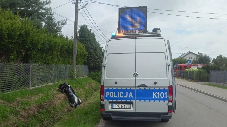 Tragiczny wypadek w Bratkowicach. Nie żyje motocyklista